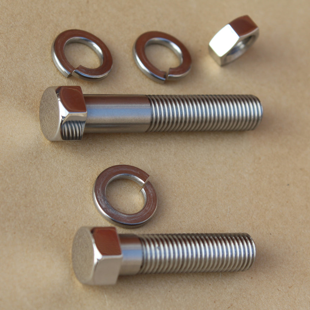 09100-10021 Suzuki GT Yoke Clamp Bolt Set In Stainless – Classic Bike ...